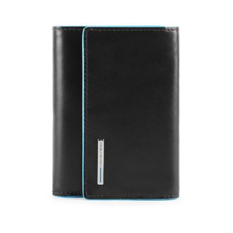 Piquadro Kleines Portemonnaie Damen aus Leder mit Kreditkartenf&auml;chern- RFID-gesch&uuml;tzt - - Accessories - Damen - Schwarzk - ONE SIZE
