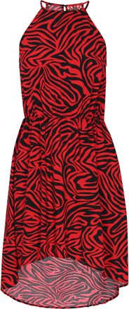 Mymo Kleid Frauen schwarz rot