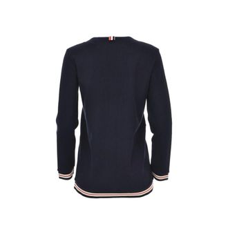 Thom Browne Womens Blue Cotton Cardigan Clothing