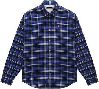 Napapijri Chemise &agrave; carreaux col am&eacute;ricain en coton