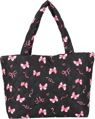 Generic Sac &agrave; main f&eacute;minin floral bandouli&egrave;re rembourr&eacute; grand Sac port&eacute; sous le bras ou &agrave; la poign&eacute;e pour usage quotidien