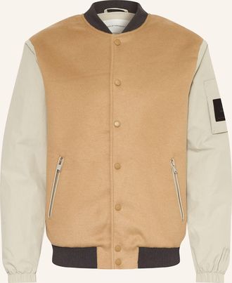Replay Blouson Im Materialmix braun