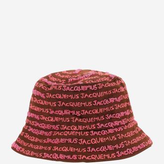 Jacquemus Womens Bucket Hat Le Bob Multicolour Cotton