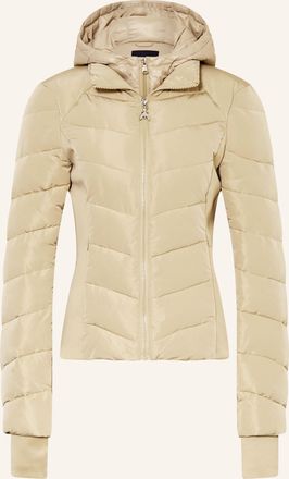 Patrizia Pepe Patrizia Pepe Steppjacke Im Materialmix Mit Herausnehmbarer Blende beige