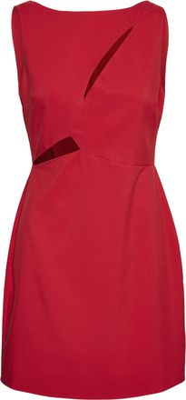 Vero Moda Damen VMEVELIN SL Short Dress PA WVN GA Minikleid, Salsa, Medium
