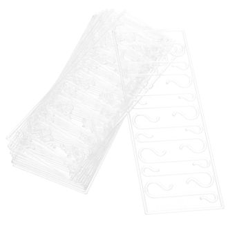 BESPORTBLE 100st&uuml;cke Kunststoff-h&auml;ngehaken f&uuml;r Christbaumkugeln Aufh&auml;ngehaken f&uuml;r Weihnachtsbaum und Partydekoration Partyhaken zum Aufh&auml;ngen von Weihnachtsschmu