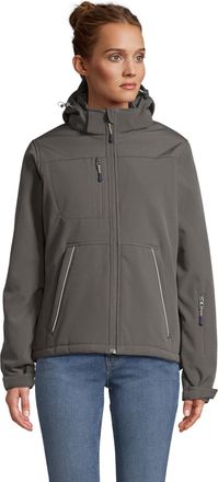 SOLS Rock Softshelljacke Wattiert f&uuml;r Damen (Anthrazit)
