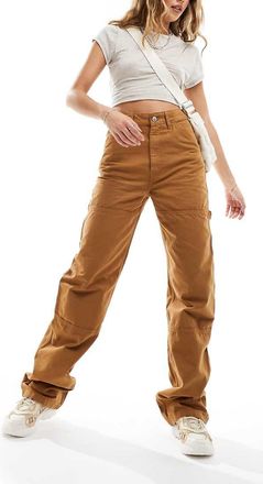 Superdry Pantalon ample charpentier style vintage - Marron
