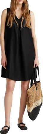 Benetton Damen Vestito 4aghdv0ax Kleid, Schwarz, XS