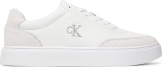 Calvin Klein Sneakers Calvin Klein Classic Cups Oxf Tmb Lth-Su Tc HM0HM02354 Wei&szlig;