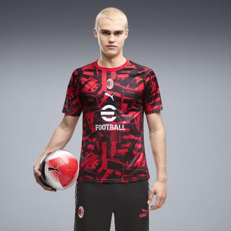 Puma AC Milan Aufw&auml;rmtrikot Herren, Kleidung, Rot, 3XL