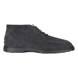 Tod's 59K Schn&uuml;rstiefel aus Wildleder - - Shoes - Herren - Schwarzk - 40 EU