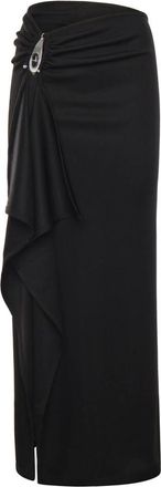 CHRISTOPHER ESBER Femme, Jupes, Noir, Taille: 38 FR Crystal Pendant Cascade Skirt