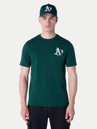 New Era New Era T-Shirt Oakland Athletics MLB Pennant Graphic 60596214 Gr&uuml;n Regular Fit