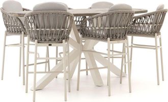 Bellagio la vita attrattiva Bellagio Cupello/ROUGH-Y Ellips 240 cm Gartenbar-Set 7-teilig stapelbar