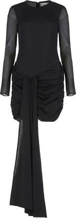 Giuseppe Di Morabito Femme, Robes, Noir, Taille: 38 FR Gathered Belt Dress