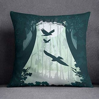 Questo Casa Dekorativer Kissenbezug, Kissenbezug, Heimdekoration, für Sofa, Café, Größe: 45 x 45 cm - entworfen und hergestellt in Türkiye