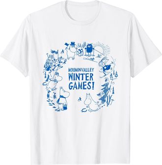 Moomin valley Winterspiele! Moomintroll läuft T-Shirt