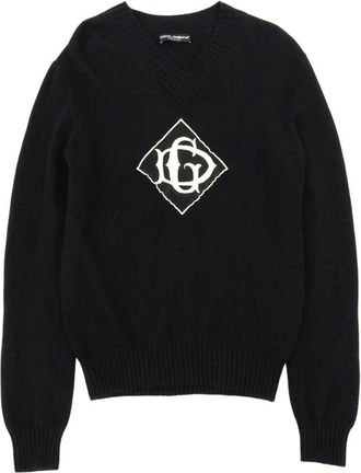 Dolce & Gabbana Homme, Pulls, Noir, Taille: XS Pull col V Javri