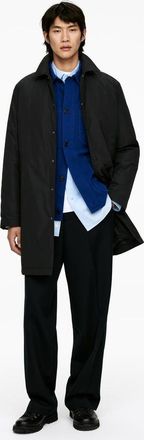 Arket Leicht Gefütterter Car Coat -Schwarz