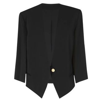 Alberta Ferretti Damen, Jacken, Schwarzk, LGr&ouml;&szlig;e