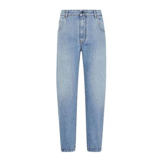 Kiton Jean en denim sur mesure - Femme - Jeans - Bleu - Taille: 42 FR