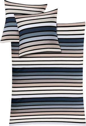 Kleine Wolke 6109271952 Bettw&auml;sche Rimini, Ma&szlig;e: 135 x 200 cm und 80 x 80 cm, Farbe: Taupe