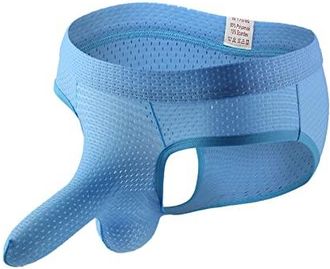 Generic String sexy pour le sexe masculin d&eacute;contract&eacute; maille trompe d&eacute;l&eacute;phant solide respirant sous-v&ecirc;tements solides slips solides strings &eacute;rotiques conforta