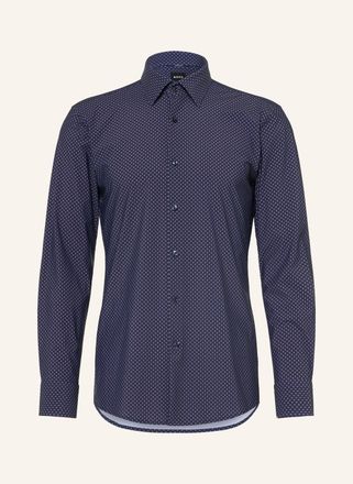 HUGO BOSS Hemd Hank Slim Fit blau