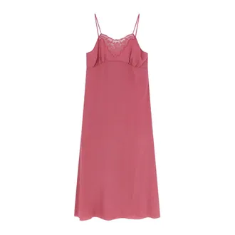 Chlo&eacute; Femme, V&ecirc;tements de nuit et de d&eacute;tente, Rose, Taille: 38 FR Robe nuisette &agrave; fines bretelles