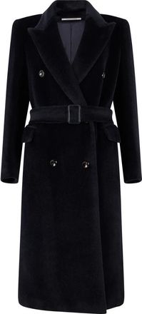 Tagliatore Manteau crois&eacute; Jole - Femme - Manteaux - Bleu - Taille: 36 FR