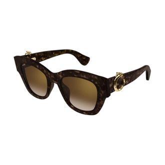 Cartier Panth&egrave;re C Sonnenbrille - - Accessories - Damen - Braun - 52 MM