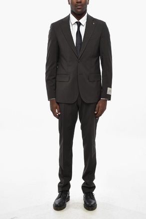 Corneliani CC COLLECTION Zweiknopf-Anzug aus Schurwolle mit Stretch Corneliani