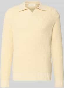 Selected Relaxed Fit Strickpullover aus reiner Baumwolle Modell DERECK