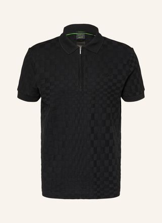 HUGO BOSS Jersey-Poloshirt icons70 Regular Fit schwarz