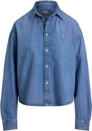 Polo Ralph Lauren Damen Jeansbluse Boxy Fit