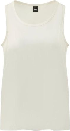 HUGO BOSS Femme, Tops, Blanc, Taille: 44 FR Bettyna Sleeveless Top