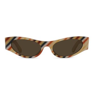 Loewe Signature Rechteckige Sonnenbrille - - Accessories - Damen - Mehrfarbig - ONE SIZE