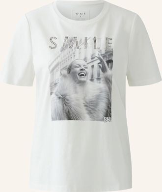 Oui T-Shirt weiss