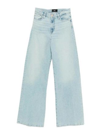 7 For All Mankind Jean Droit - Bleu Clair