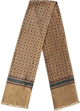 Dolce & Gabbana Femme, Accessoires, Brun, Taille: ONE Size Magnifique &eacute;charpe en soie