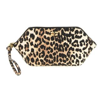 Ganni Bou Make Up Pouch - - Bags - Damen - Braun - ONE SIZE
