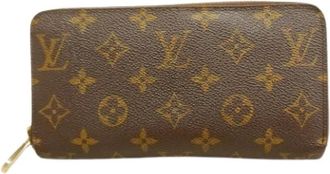 Louis Vuitton unisex, Pre-owned, Brun, Taille: ONE Size Portefeuille en cuir Pre-owned