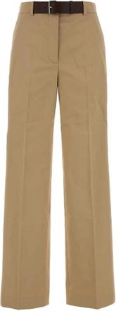Tory Burch Femme, Pantalons, Beige, Taille: 36 FR Pantalon Gabardine Beige