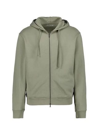 Juvia Herren Sweatjacke gr&uuml;n unifarben