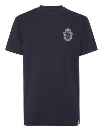 Billionaire Boys Club Besticktes T-Shirt mit Rundhalsausschnitt Wappen