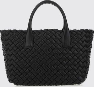 Bottega Veneta Mini sac Cabat en cuir dagneau tress&eacute; &agrave; double poign&eacute;e