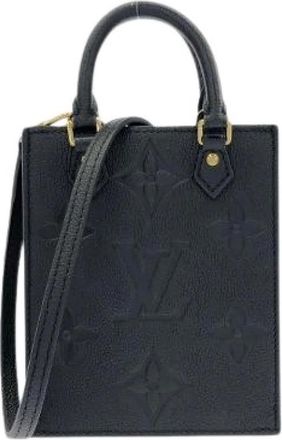 Louis Vuitton Sac Plat Petit Sac Plat Monogram Empreinte Pre-owned - Femme - Pre-owned - Noir - Taille: ONE Size