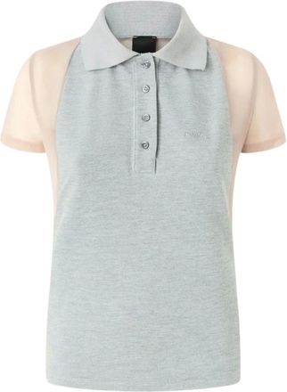 Pinko Pinko, Femme, Tops, Gris, Taille: 36 FR Panamera Polo