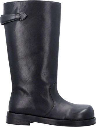 Acne Studios Lederhohe Stiefel - - Shoes - Damen - Schwarzk - 38 EU